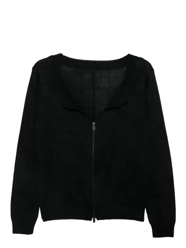 Yohji Yamamoto Zip Coat - Black