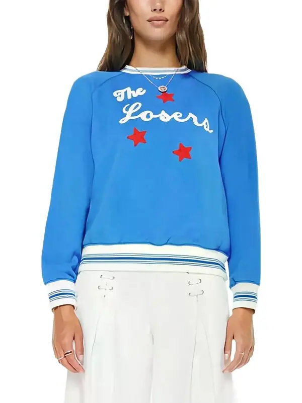 MOTHER Printed Sweatshirt - Blue