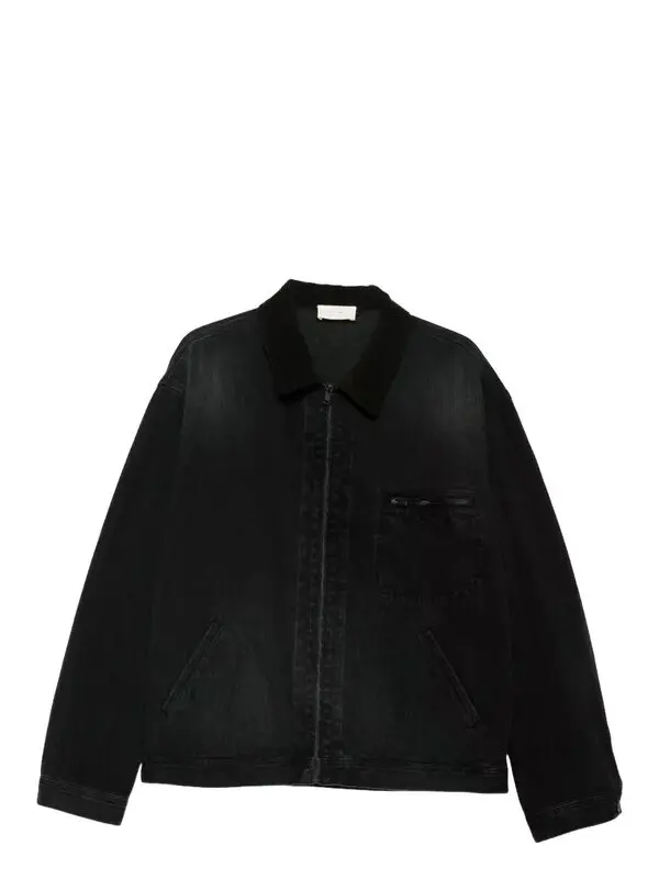 THE ROW Zip-up Pocket Jacket - Black