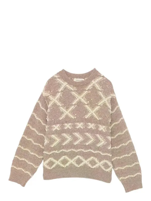 NAMACHEKO Crewneck Sweater - Neutrals