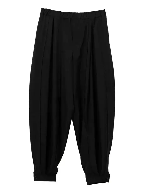 Comme Des Garçons Pleated Trousers - Black