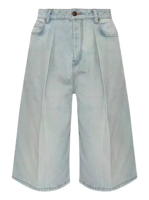 Balenciaga Pleated Shorts - Blue