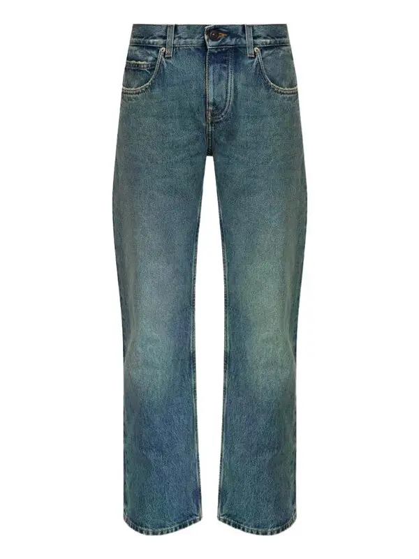 Balenciaga Stonewashed-effect Jeans - Blue