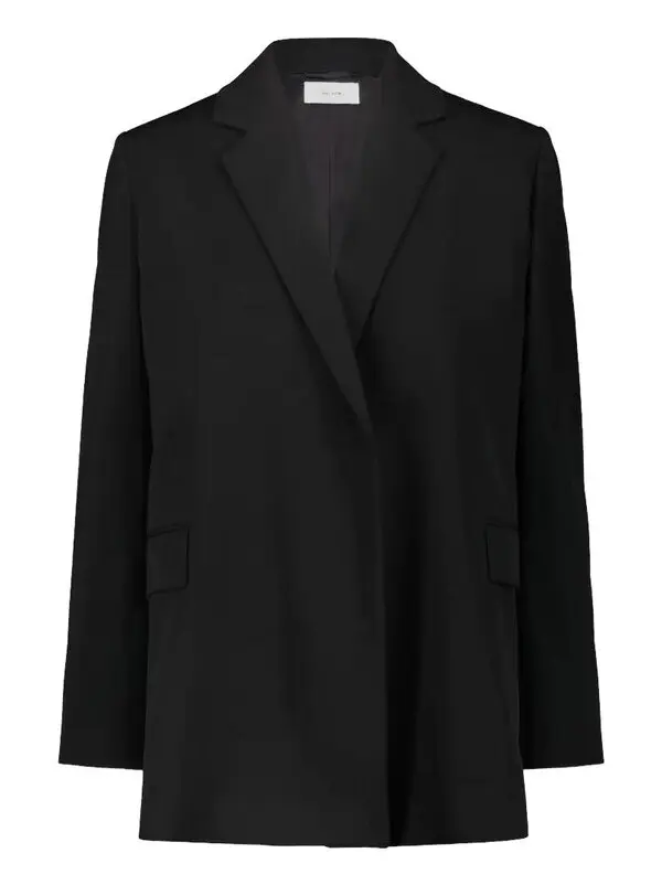 THE ROW Single-breasted Wool Blazer - Black