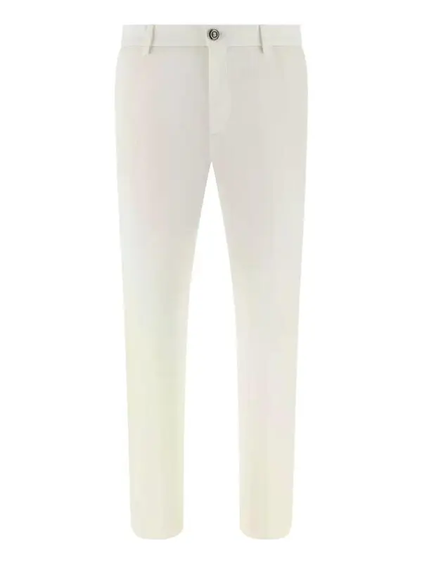Boggi Milano Logo-detail Trousers - White