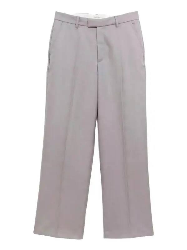 SECOND / LAYER Belt-loop Trousers - Grey