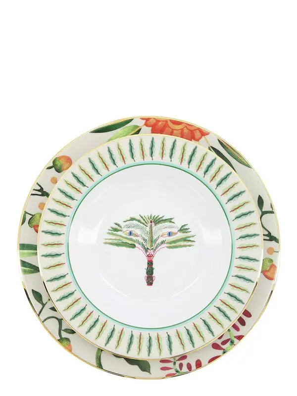 La DoubleJ Soup And Dinner Plate Set - White