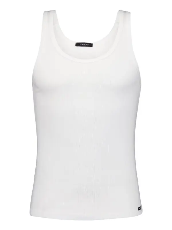 TOM FORD Cotton Tank Top - White