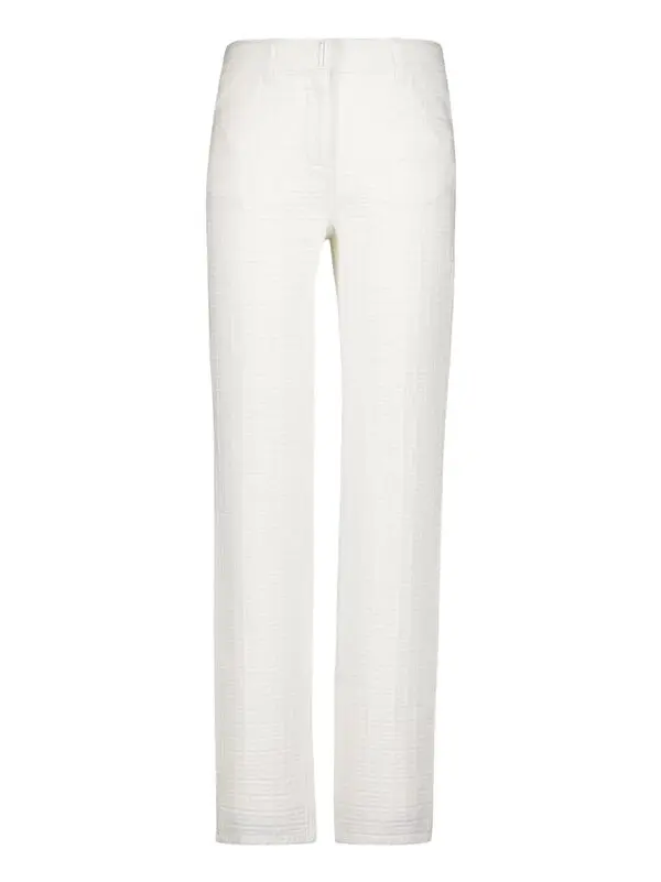 Givenchy Mid-waist Straight-leg Denim Trousers - White
