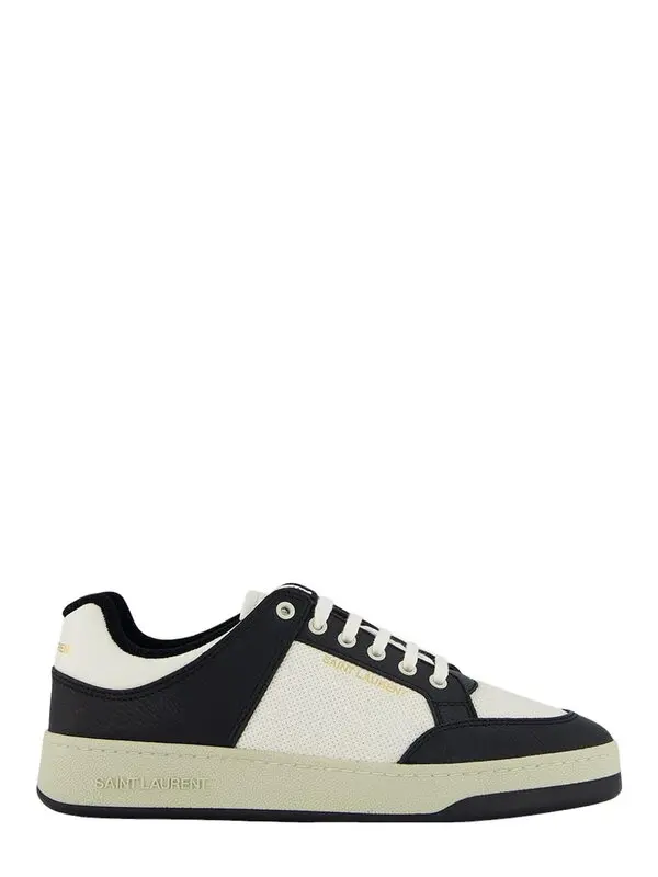 Saint Laurent Sl/61 Lace-up Sneakers - White
