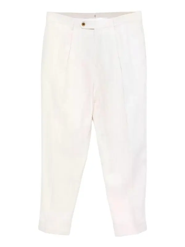 BERWICH Chiaia Pleated Trousers - Neutrals