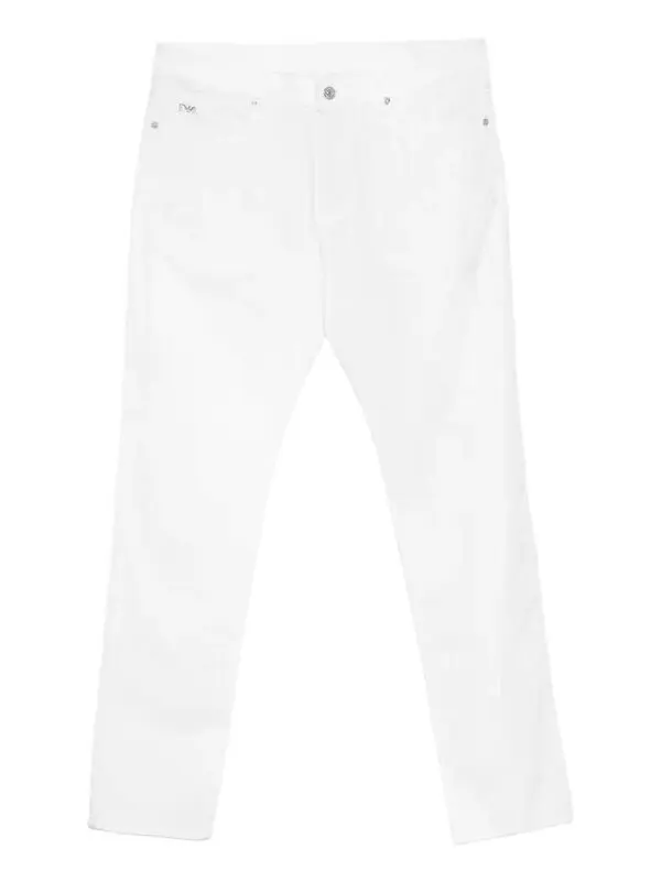 Emporio Armani J06 Five-pocket Jeans - White