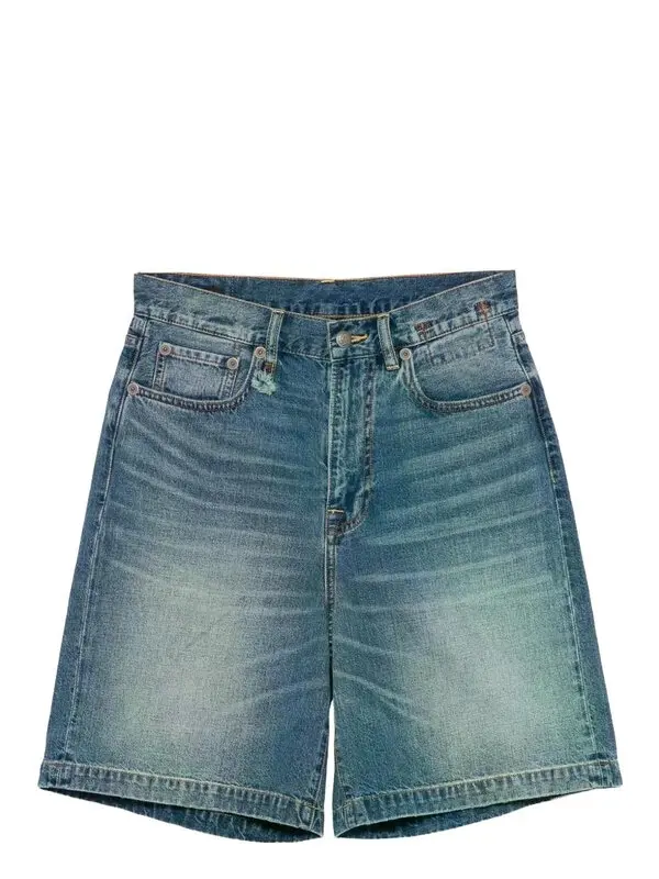 R13 Five-pocket Denim Shorts - Blue