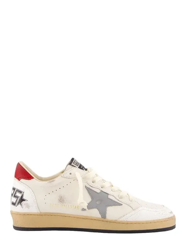 GOLDEN GOOSE Ball Star Leather Sneakers - White