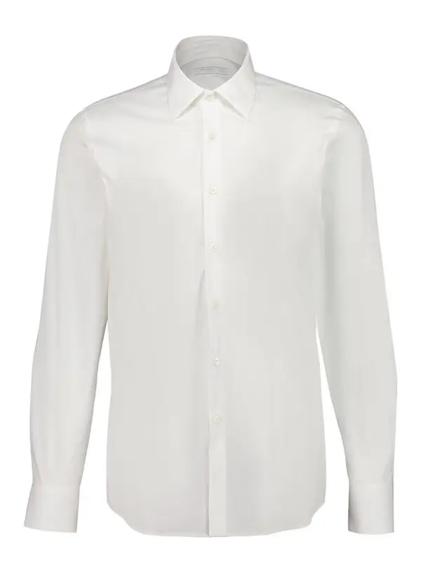 Prada Stretch Cotton Slim Shirt - White