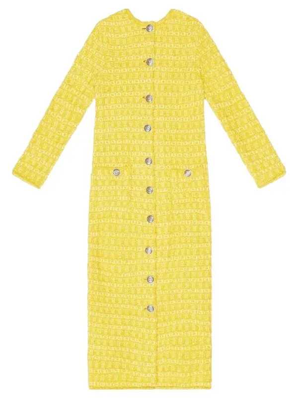 Balenciaga Back To Front Dress - Yellow