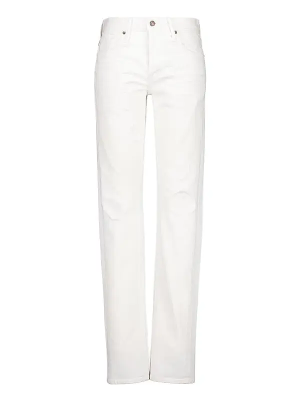 TOM FORD Straight-fit Selvedge Denim Jeans - White
