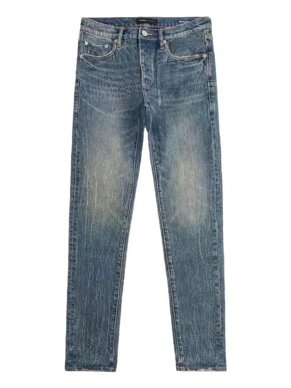 PURPLE BRAND Buttoned Jeans - Blue