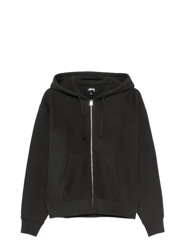 StÜssy Zip-up Hoodie - Black