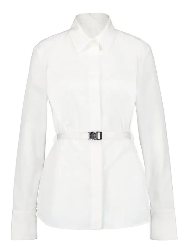 Givenchy Shirt With Buckle Belt - White
