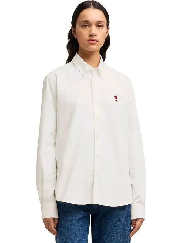 Ami De Coeur Button-down Shirt - White
