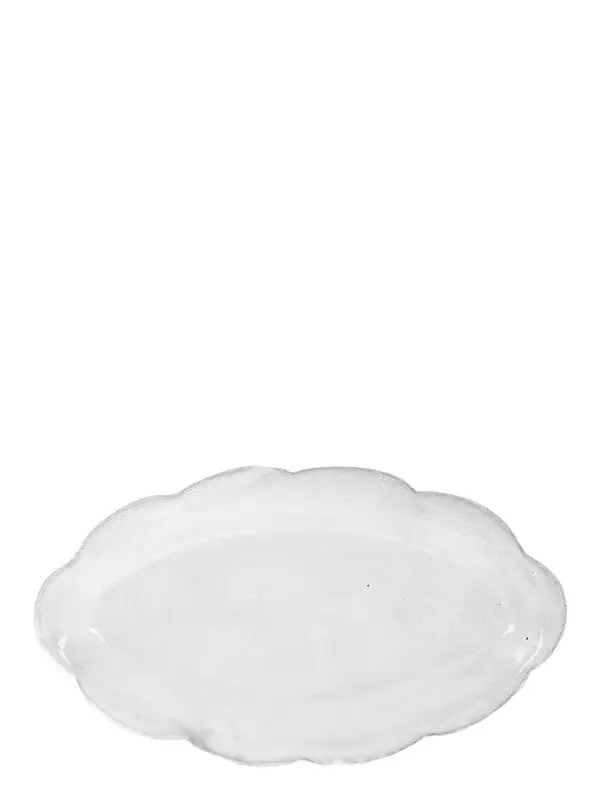 ASTIER DE VILLATTE Small Oval Daisy Dish - White