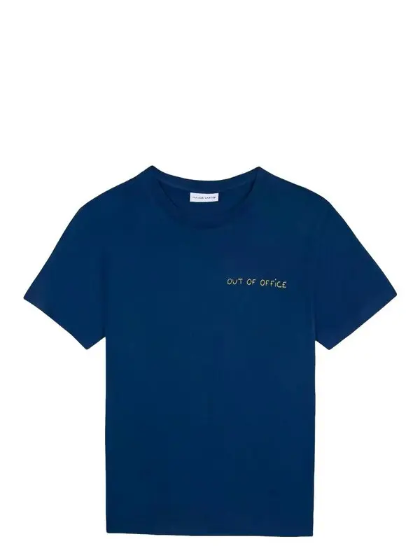 Maison Labiche Organic-cotton T-shirt - Blue
