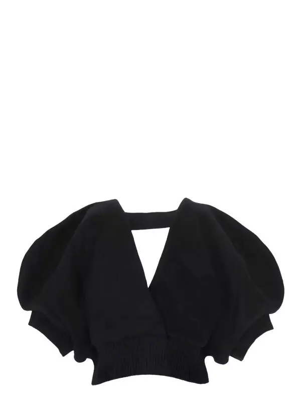 Sacai V-neck Blouse - Black