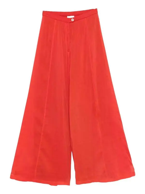 FORTE_FORTE Button Trousers - Red