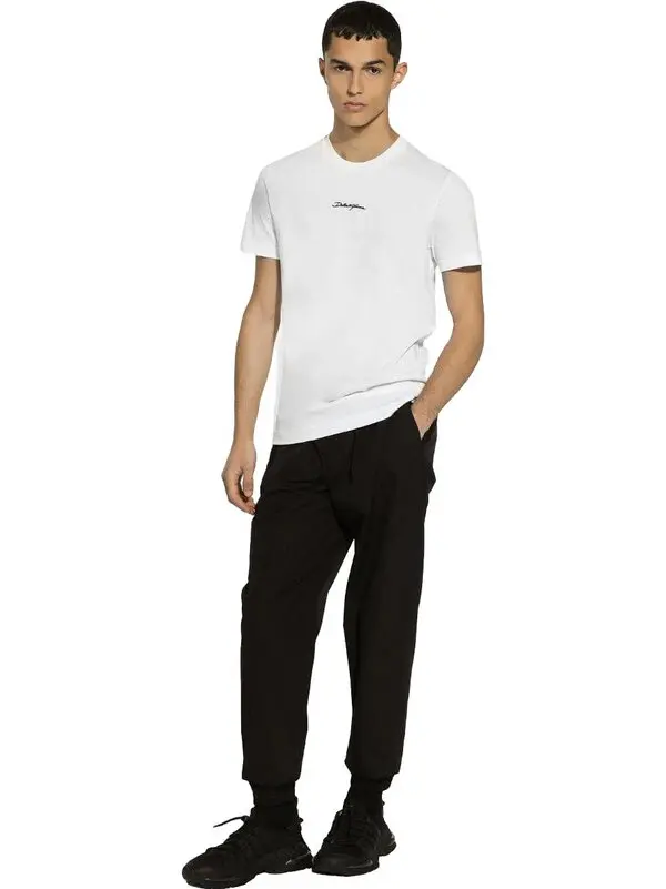Dolce & Gabbana Cotton Logo T-shirt - White
