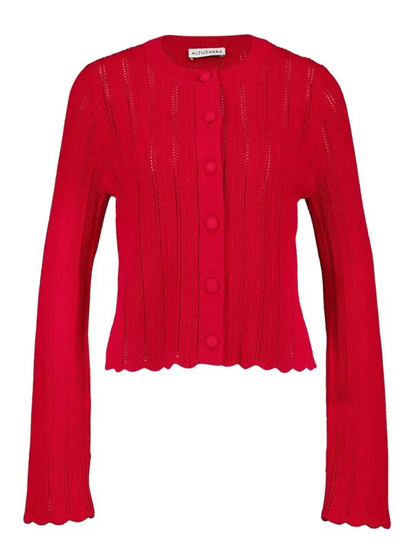 Altuzarra Mariette Cardigan - Red