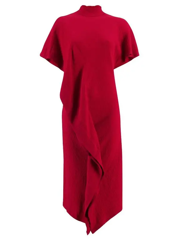 Colville Love Short-sleeve Midi Dress - Red