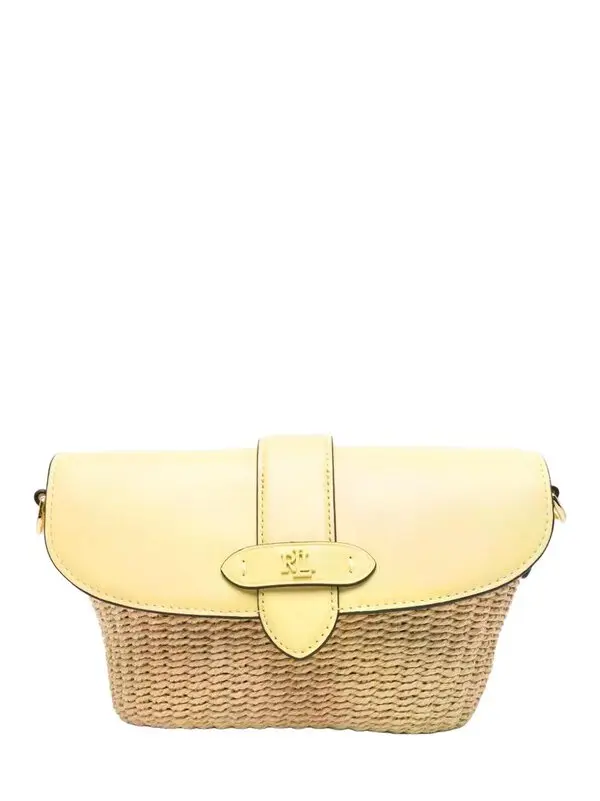 Ralph Lauren Lynden Woven Flap Tote Bag - Neutrals
