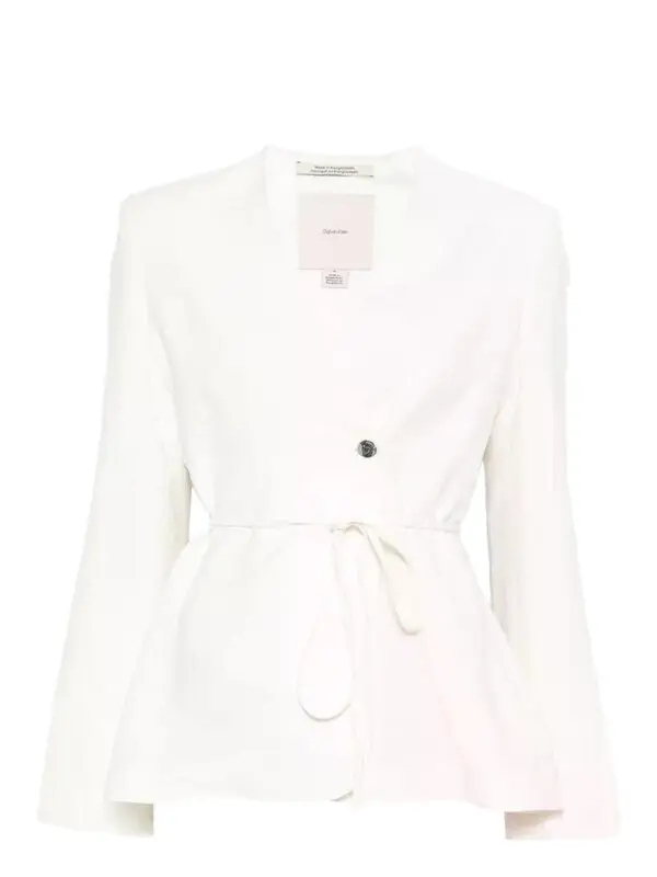 Calvin Klein Tied-waist Jacket - Neutrals