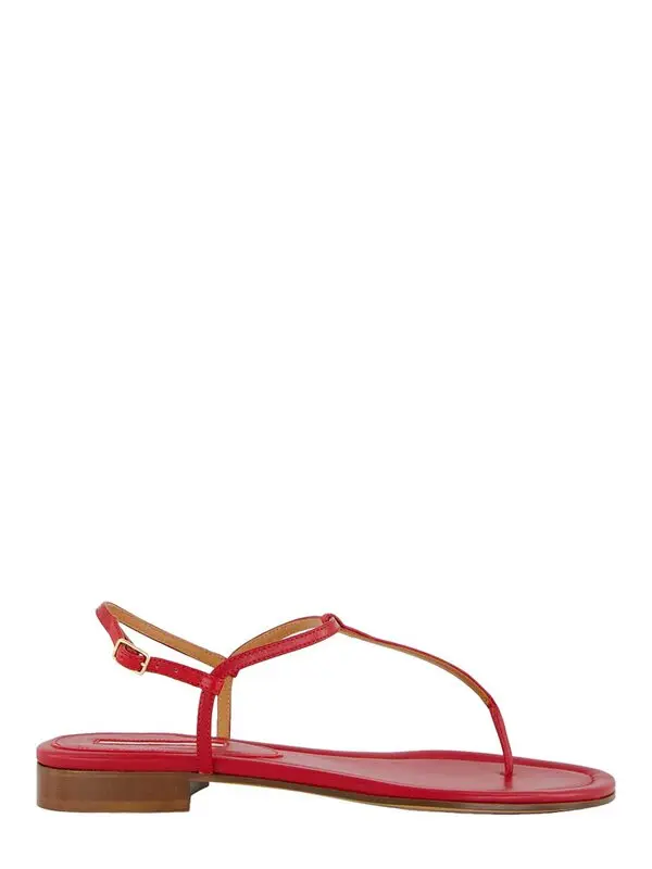 EMME PARSONS Calfskin Cecilia Sandals - Red