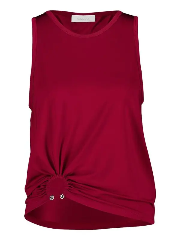Rabanne Ruby Jersey Tank Top - Red