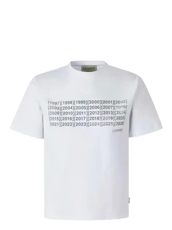 Carrera Eyewear Numbers Print T-shirt - White