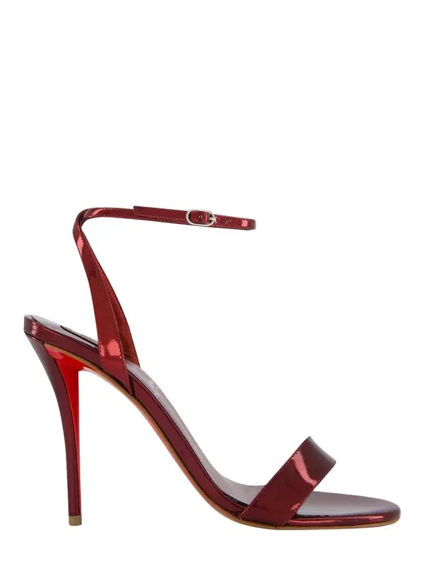 CHRISTIAN LOUBOUTIN Miss Z 100 Leather Sandals - Red