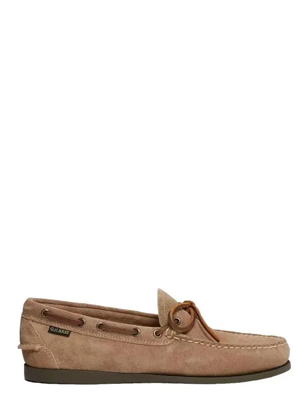 G.H.BASS Camp Moc Decker Leather Boat Shoes - Neutrals