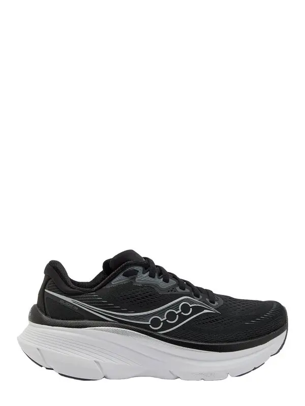 Saucony Guide 19 Mesh-knit Sneakers - Black And Silver