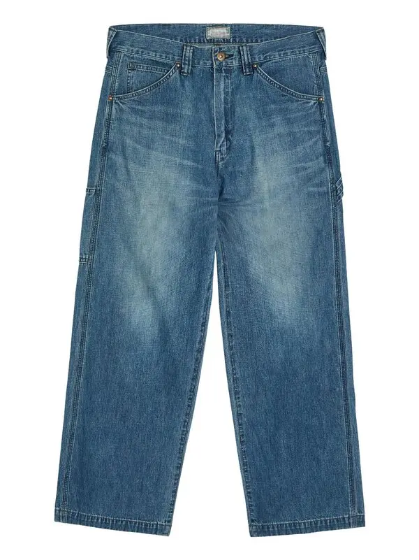 BLUE BLUE Relaxed Straight-leg Jeans - Blue