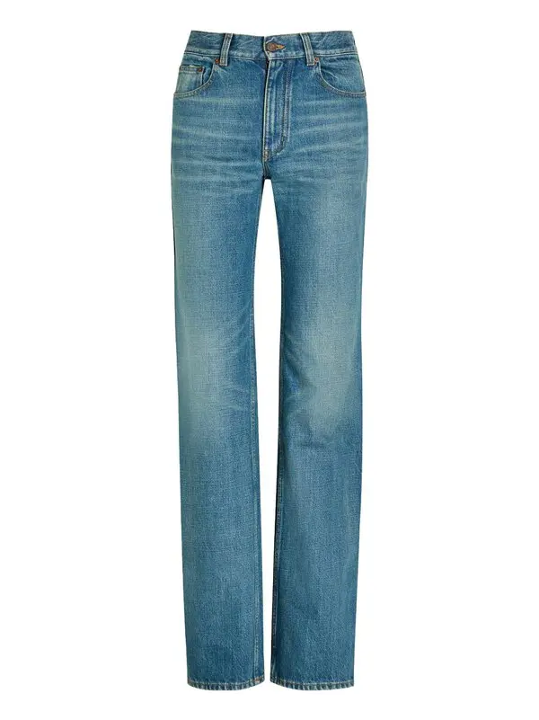 Chloé High-rise Straight-leg Jeans - Blue