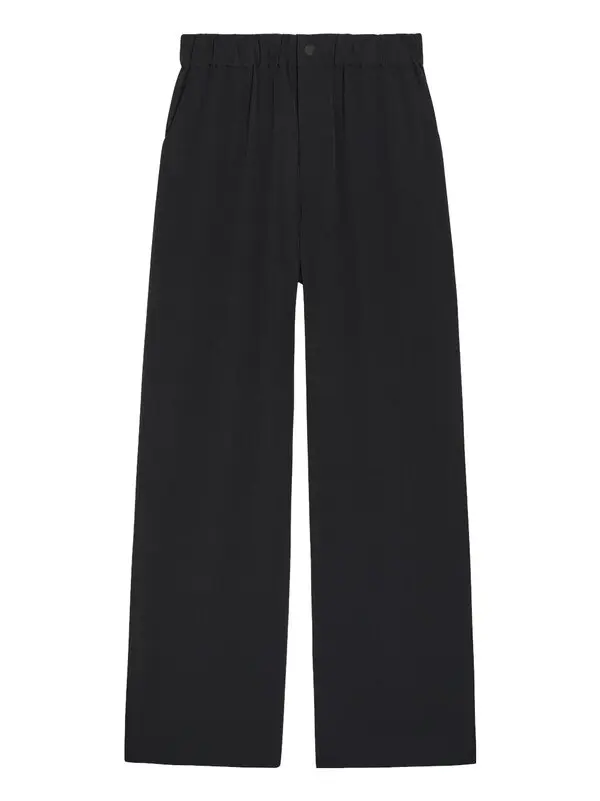 Varley Kayson Wide-leg 2.0 Stretch-jersey Trousers - Black