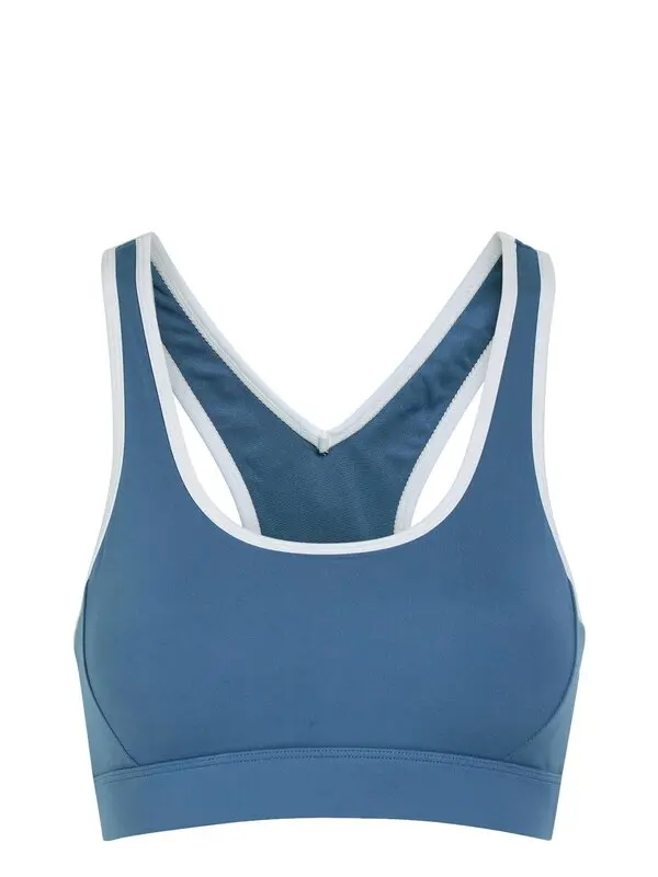 Varley Freesoft Selma Stretch-jersey Sports Bra - Blue