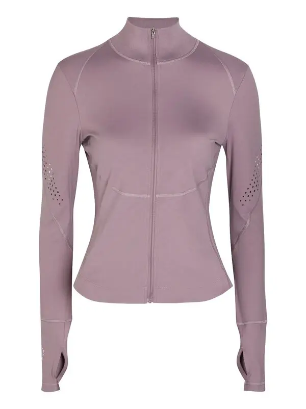 Stella McCartney Adidas X Training Stretch-jersey Midlayer Jacket - Purple