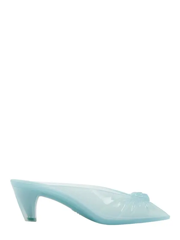 Chloé Jelly 55 Knotted Mules - Blue