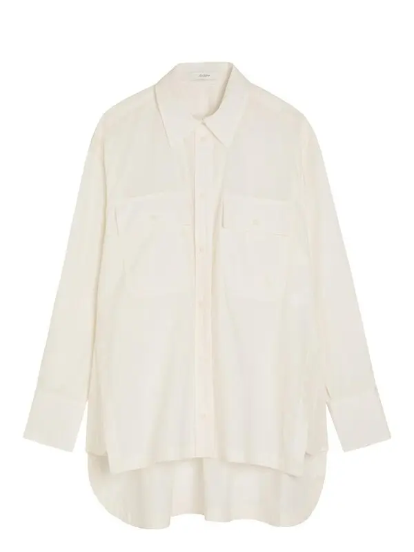 JOSEPH Ranya Cotton-poplin Shirt - Off White