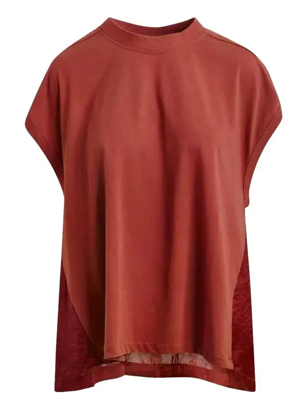 Essentiel Antwerp Cap-sleeve T-shirt - Red
