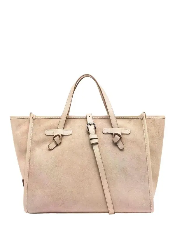 GIANNI CHIARINI Miss Marcella 32 Tote Bag With Contrast Trim - Neutrals