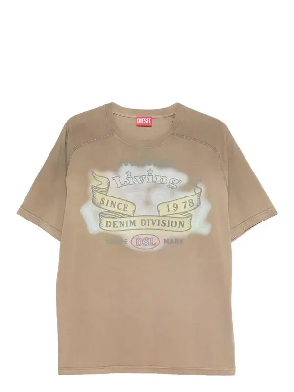 DIESEL® Graphic-print T-shirt - Brown
